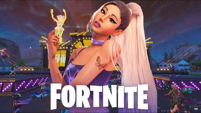 Impossible de rejoindre le concert d'Ariana Grande sur Fortnite ...