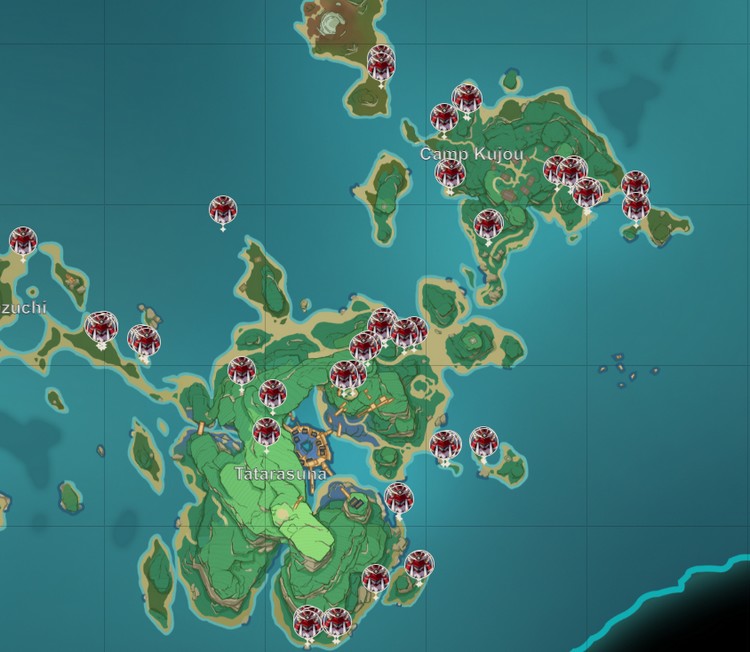 Emplacements Nobushi Genshin Impact, où les trouver ? - topactualites.com