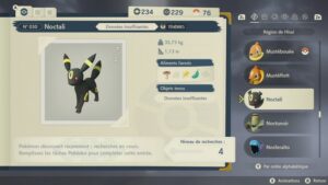 Comment faire évoluer Evoli en Noctali Légendes Pokémon Arceus ...