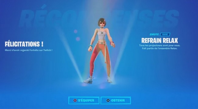 Emote Refrain Relax gratuit Fortnite : comment obtenir l'émote ...