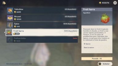 Emplacement Fruit harra genshin impact, Où le trouver ? - topactualites.com