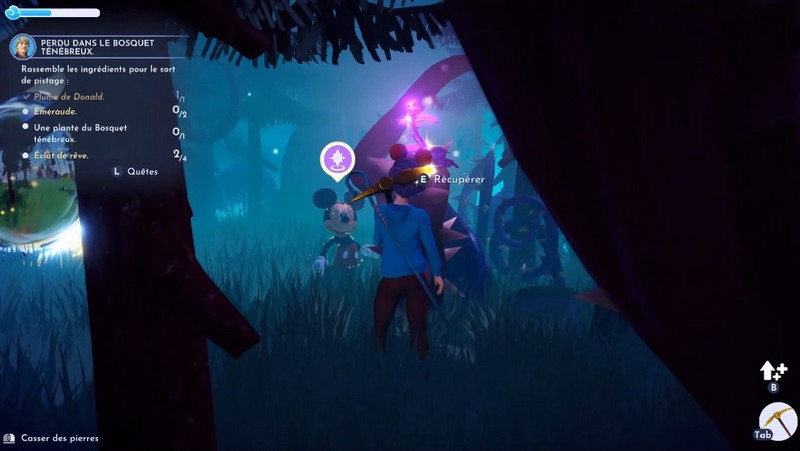 La plante du Bosquet Ténébreux Disney Dreamlight Valley, où la trouver ...