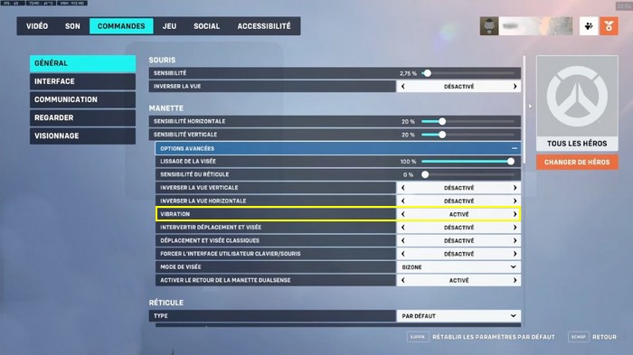 Vibration Overwatch 2 : Comment désactiver les vibrations ...