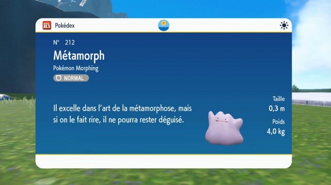 Emplacements Métamorph Pokémon Écarlate et Violet, où trouver Métamorph ...