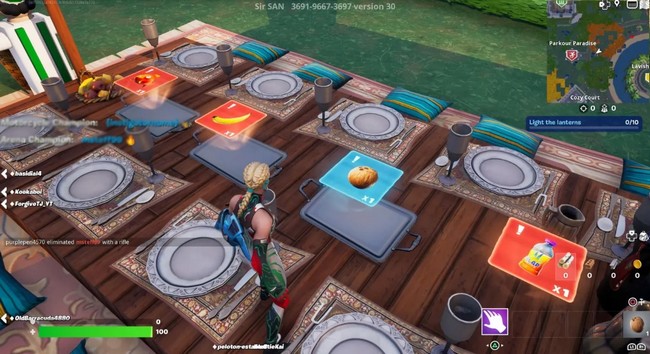 Put fruits on Iftar Table 3 times Tournée Fête des Lanternes Fortnite ...