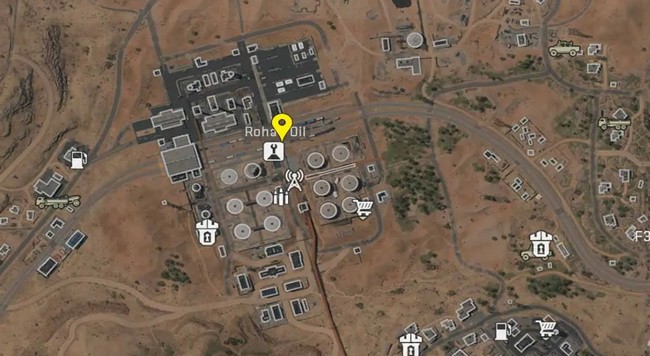 Emplacements entrées des bunkers DMZ - Posez 3 traceurs, un à chaque ...