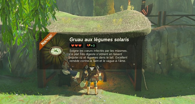 Recette Gruau aux légumes Zelda Tears of the Kingdom, comment la ...