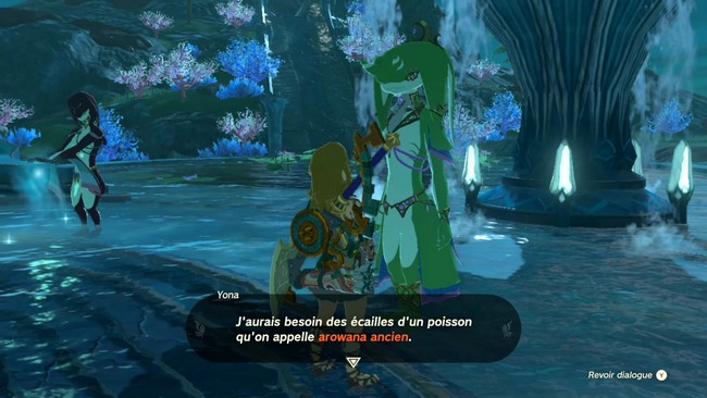 Quête Pour restaurer l’armure Zora Zelda Tears of the Kingdom, comment ...