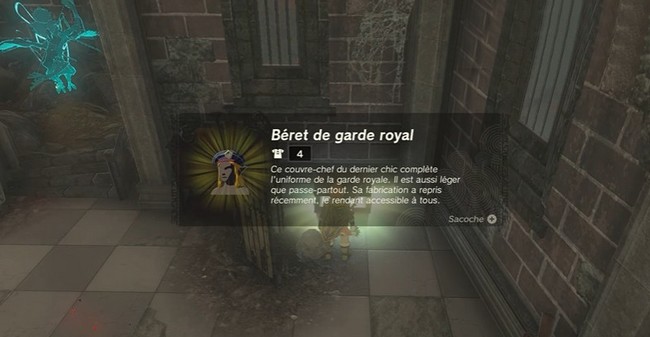 Emplacement Tenue de Garde Royal Zelda Tears of the kingdom, où trouver ...